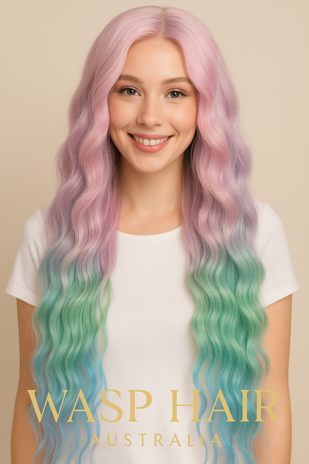 WASP SYNTHETIC LACE FRONT WIG-GIANNA PKBL07