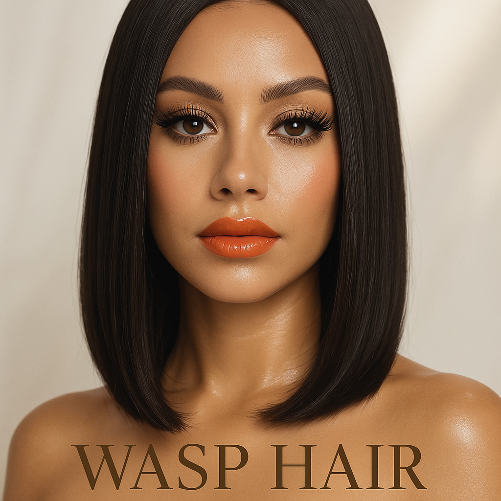 WASP Synthetic Lace Front Wig-Lace Edgy #1B